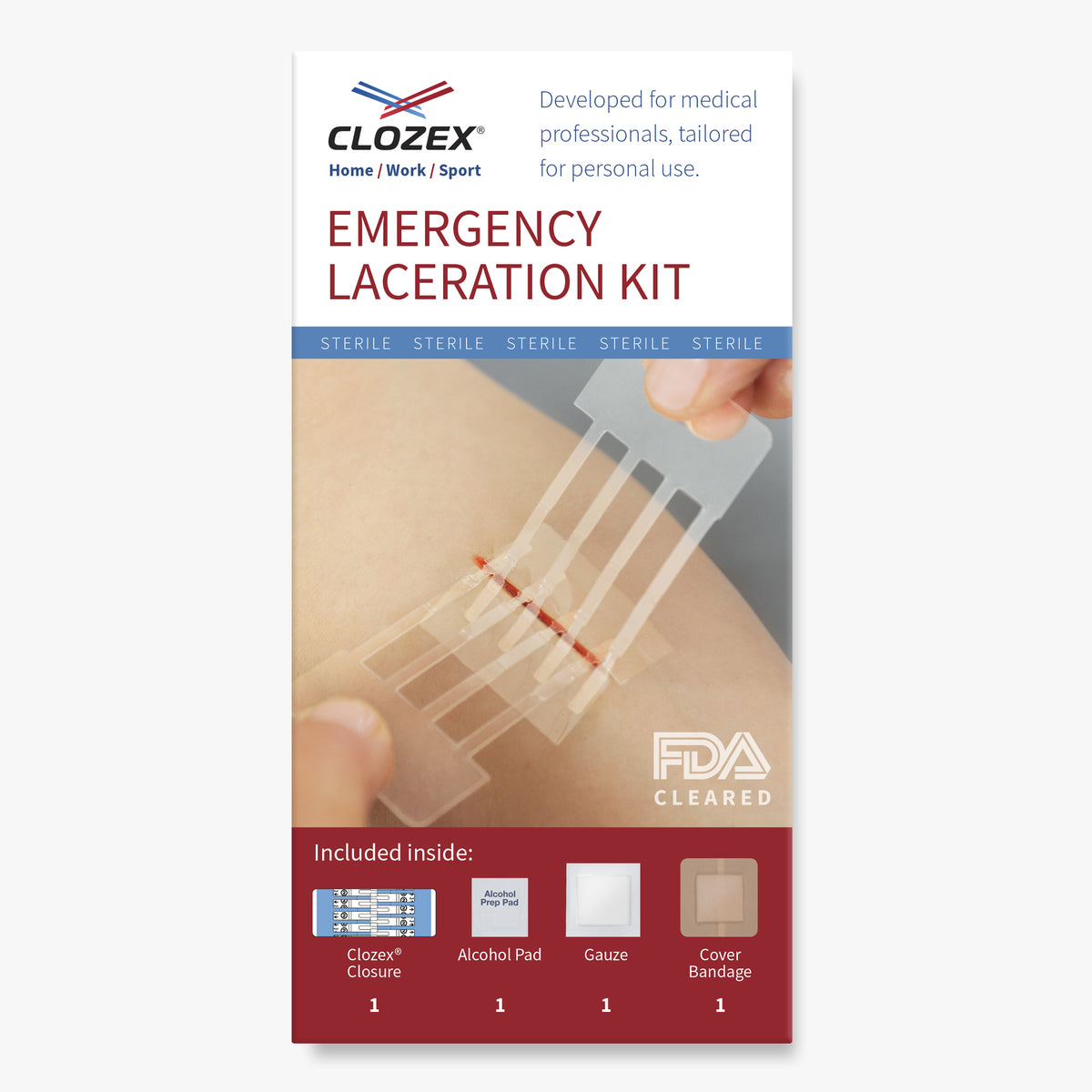 Emergency Laceration Kits – Clozex Medical, Inc.